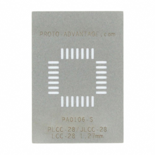 PLCC-28/LCC-28/JLCC-28 STENCIL PA0106-S Chip Quik Inc.製｜電子部品・半導体通販のマルツ