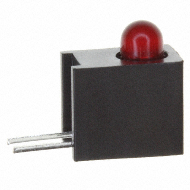 LED CBI 3MM RED DIFF RA HLMP-1700-B00A2 Broadcom(Avago Technologies)製 ...
