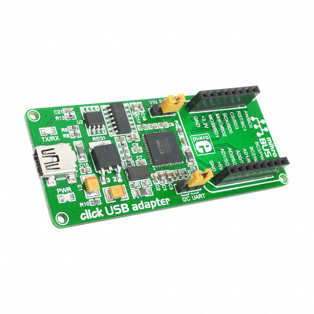 BOARD ADAPTER CLICK USB MIKROE-1433 MikroElektronika製｜電子部品・半導体通販のマルツ