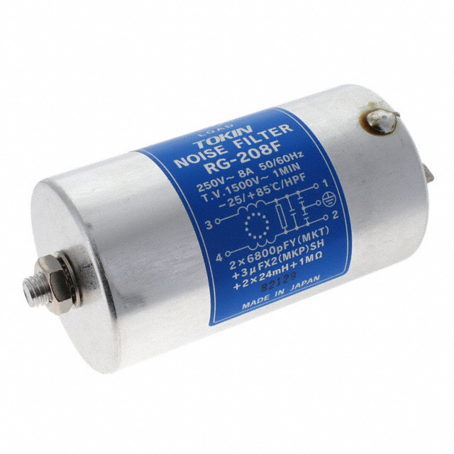 LINE FILTER 250VAC/VDC 8A CHASS RG-208F KEMET製｜電子部品・半導体通販のマルツ