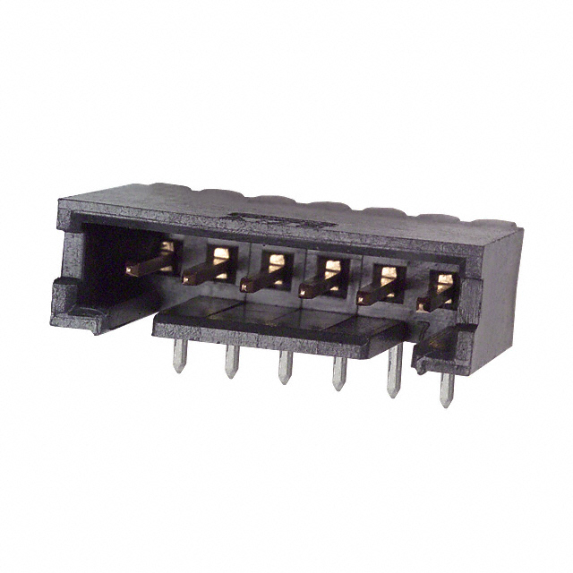 CONN HEADER R/A 6POS 2.54MM 102203-3 AMP Connectors / TE Connectivity製 ...