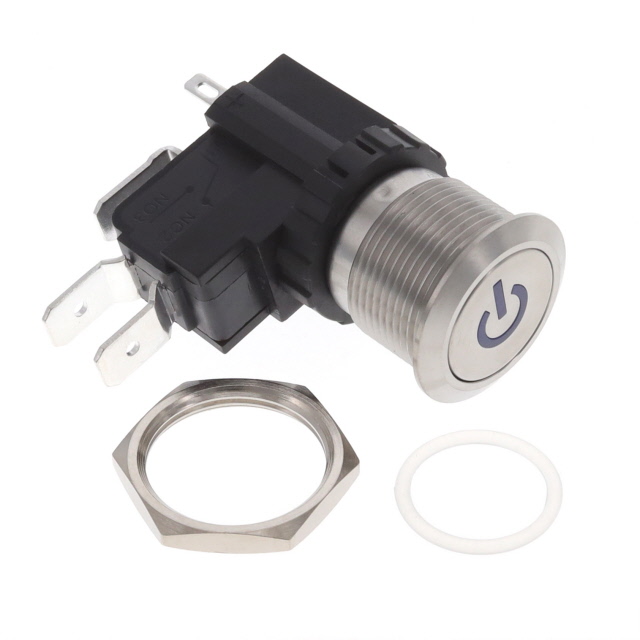 SWITCH PUSHBUTTON SPDT 26A 125V AVH19LSFP7122604 ALCOSWITCH Switches ...