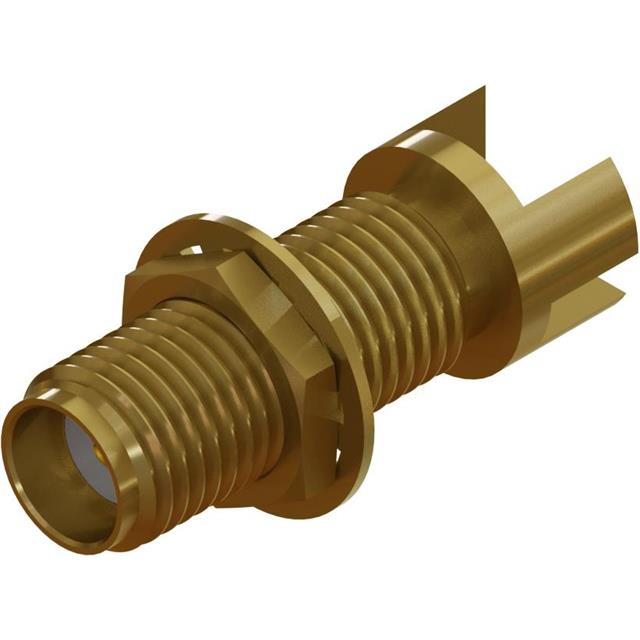 SMA FEMALE BULKHEAD PCB EDGE LAU 2921-00058 Amphenol SV Microwave製｜電子部品 ...