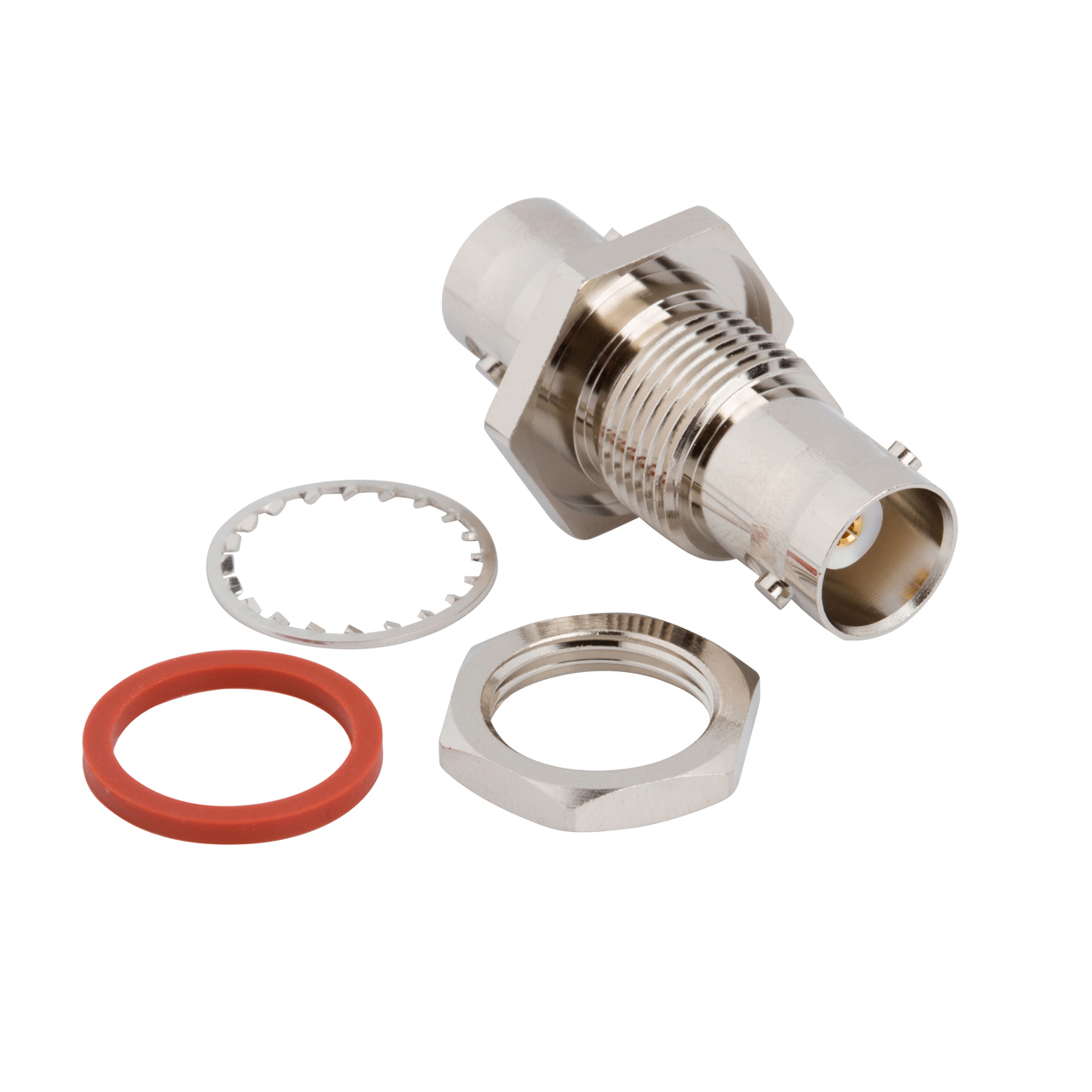 BNC JACK TO JACK IP 67 BULKHEAD AD-BNCJBNCJ-4 Amphenol RF製｜電子部品・半導体通販のマルツ