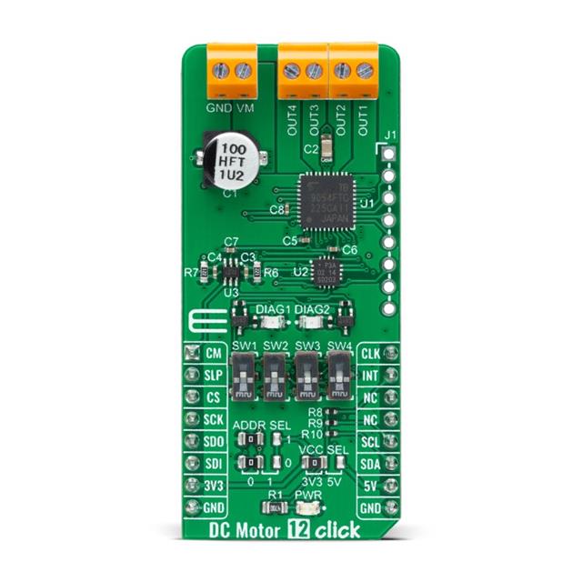DC MOTOR 12 CLICK MIKROE-5374 MikroElektronika製｜電子部品・半導体通販のマルツ