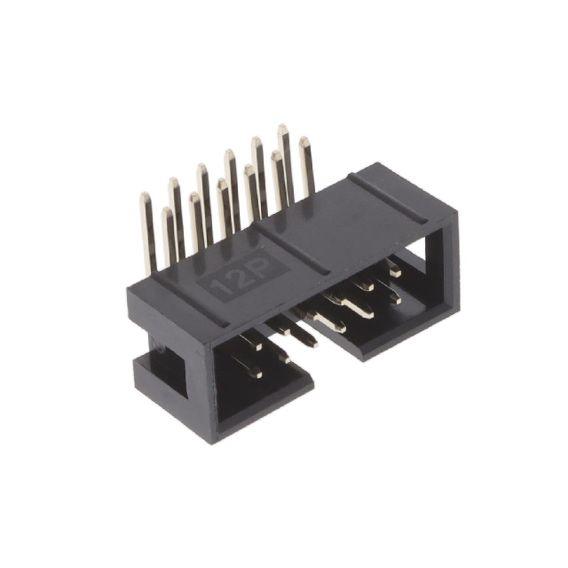 CONN HEADER R/A 12POS 2.54MM BHR-12-HUA Adam Tech製｜電子部品・半導体通販のマルツ