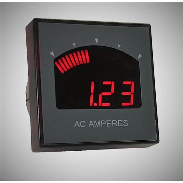 AMMETER PANEL 100-500MA RED LED DMR35-ACMA1-AC1-R MURATA POWER ...