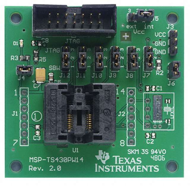 TARGET BOARD ZIF SKT MSP430 MSP-TS430PW14 TEXAS INSTRUMENTS製｜電子部品・半導体通販のマルツ