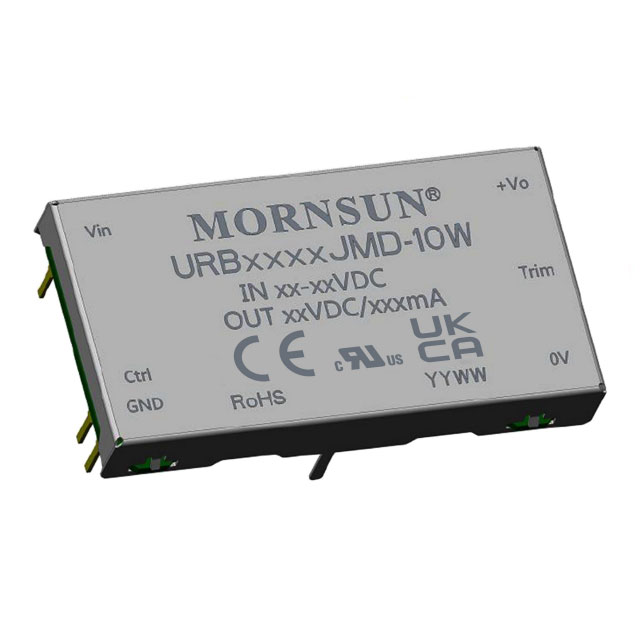 DC DC CONVERTER 15V 10W URB2415JMD-10W Mornsun America LLC製｜電子部品・半導体通販のマルツ