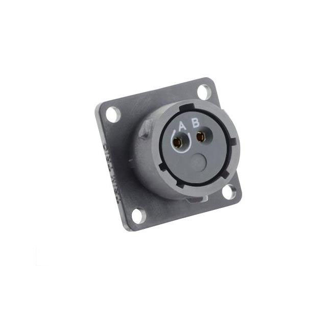 SQUARE FLANGE RECEPTACLE, WITHOU UTSX012E2S Souriau-Sunbank by Eaton製 ...