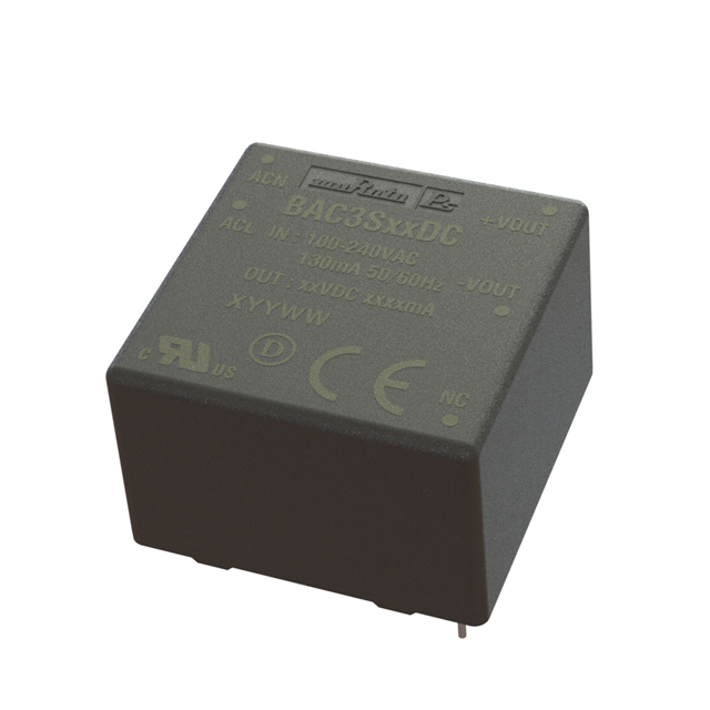 AC/DC CONVERTER 12V 3W BAC3S12DC MURATA POWER SOLUTIONS製｜電子部品・半導体通販のマルツ
