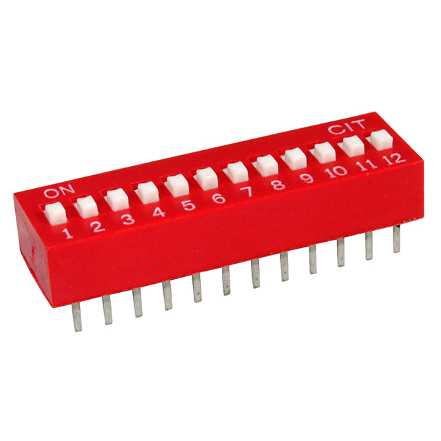 SWITCH SLIDE DIP SPST 0.025A 24V KG12E CIT Relay and Switch製｜電子部品・半導体通販のマルツ