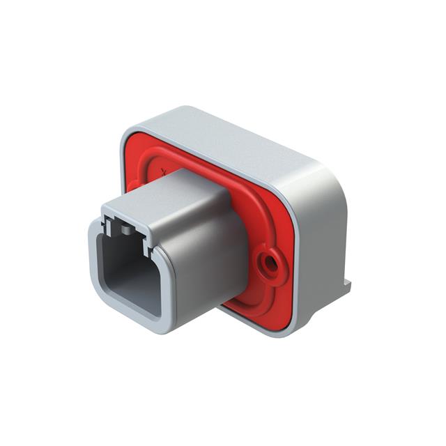 2 POSITION STRAIGHT PCB FLANGE M ATP15-2P-BM04GRY AMPHENOL SINE/TUCHEL製 ...