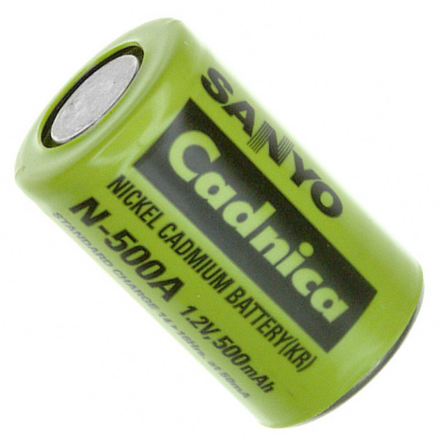 BATTERY NICAD 1.2V 500MAH 2/3A N-500A パナソニックエナジー製｜電子部品・半導体通販のマルツ