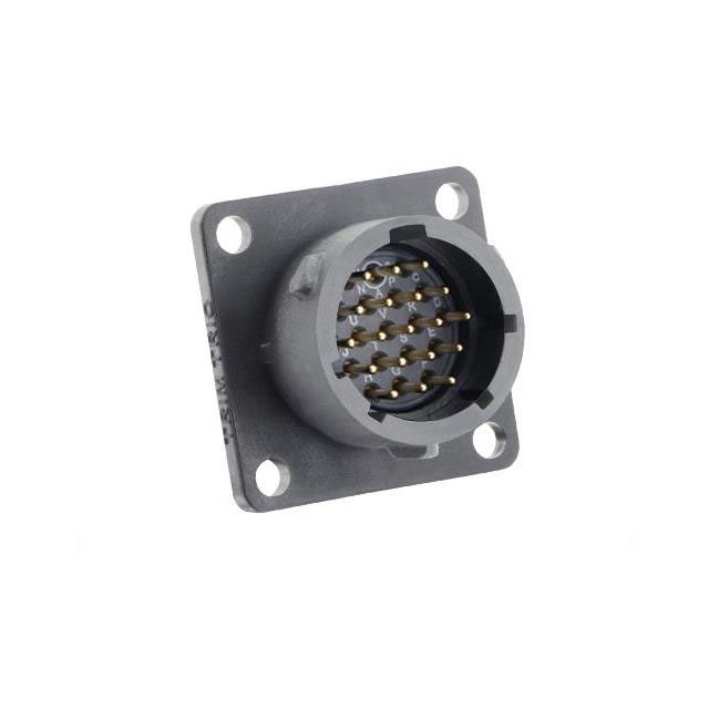 SQUARE FLANGE RECEPTACLE, WITHOU UTSX014E19PY Souriau-Sunbank by Eaton製 ...