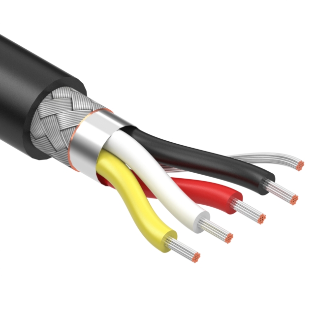 CABLE 4COND 24AWG BLK SHLD 30M 30-01579 Tensility International Corp製 ...