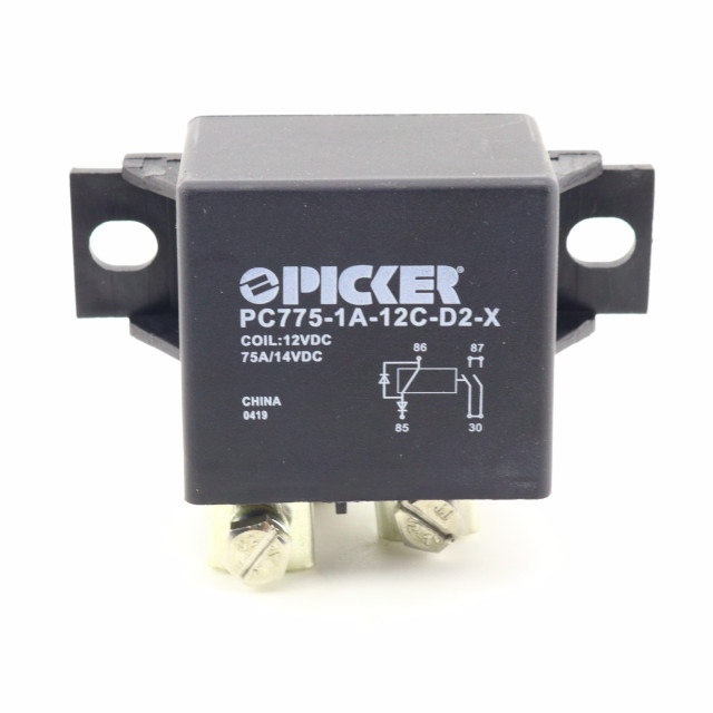 RELAY AUTOMOTIVE SPST 75A 12V PC775-1A-12C-D2-X Picker Components製｜電子部品 ...