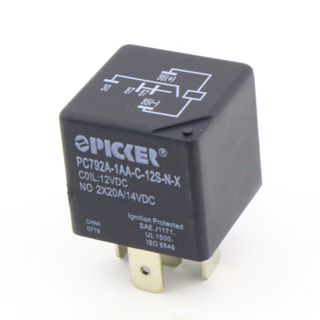 RELAY AUTOMOTIVE SPST 40A 12V PC792A-1AA-C-12S-N-X Picker Components製 ...