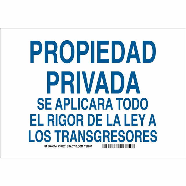 B555 10X14 BLU/WHT SPANISH 38167 Brady Corporation製｜電子部品・半導体通販のマルツ