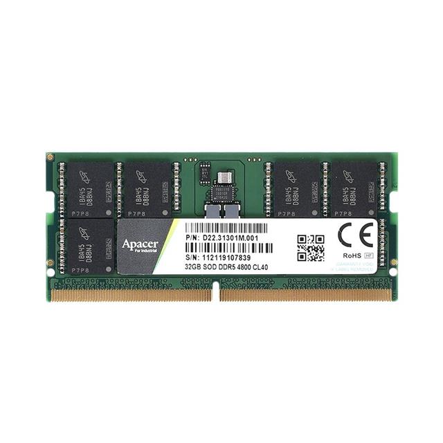 MODULE DDR5 SDRAM 32GB 262SODIMM D22.31305S.001 Apacer Memory America製｜電子部品・半導体通販のマルツ