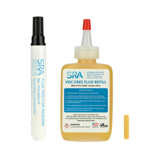 ROSIN FLUX PEN - VOC FREE SET PEN-RMA-VF-SET SRA Soldering Products製｜電子 ...
