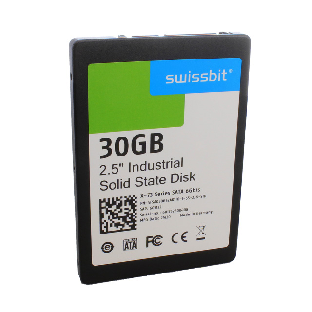 SSD 30GB 2.5" TLC SATA III 5V SFSA030GS2AK1TO-I-5S-236-STD Swissbit製｜電子 ...