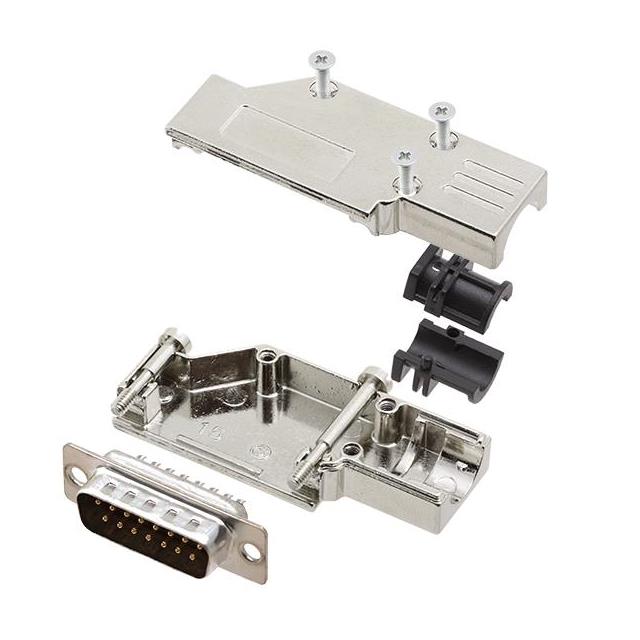 D-SUB BACKSHELL, FULL METAL, 90 6355-0065-02 Encitech Connectors AB製｜電子 ...