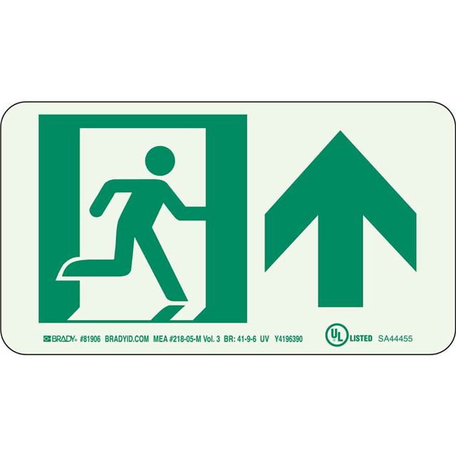 NYC 5X9 MAN+ARROW UP 10/PK UL199 81907 Brady Corporation製｜電子部品・半導体通販のマルツ