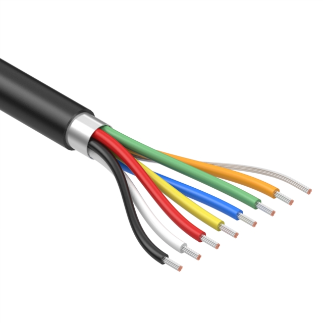 CABLE 7COND 32AWG BLACK METER 30-01496 Tensility International Corp製｜電子 ...