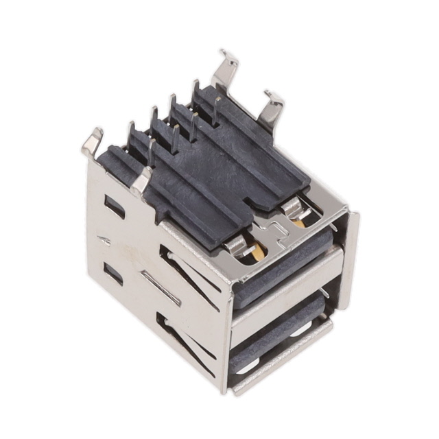 USB TYPE A, DUAL STACKED, RIGHT USB-A-D-RA-HT-T/R Adam Tech製｜電子部品・半導体通販のマルツ
