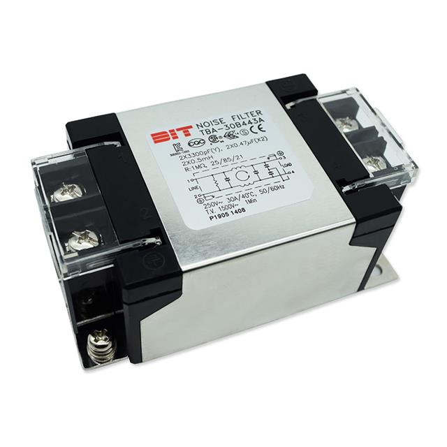 LINE FILTER 250VDC/VAC 20A CHAS TBA-20B443A DIT製｜電子部品・半導体通販のマルツ