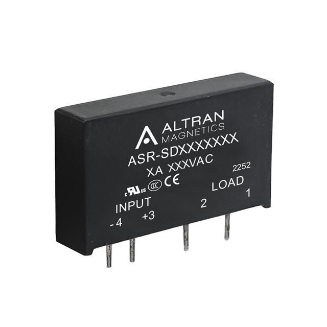 SSR RELAY SPST-NO 3A 24-280V ASR-SD240D3ZW Altran Magnetics LLC製｜電子部品 ...
