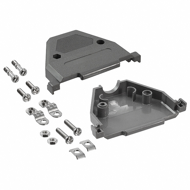 CONN BACKSHELL 37POS 180DEG GRAY 40-9737H Cinch Connectivity Solutions ...