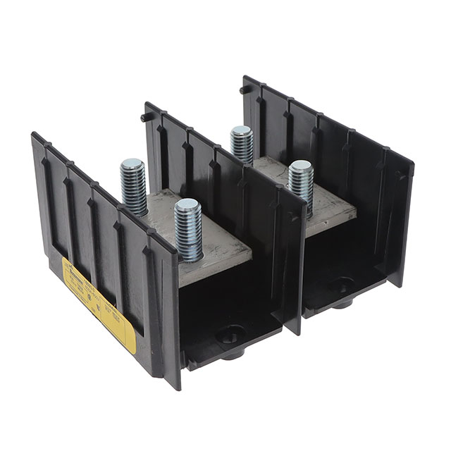 POWER STUD BLOCK 2POS 600A 600V 16593-2 Eaton - Bussmann Electrical ...
