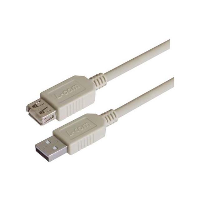 CBL USB PREM TYPE A M/F 0.5M CSMUAX-05M L-COM製｜電子部品・半導体通販のマルツ