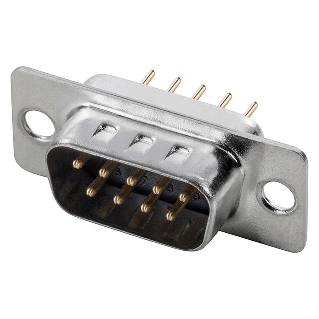 CONN D-SUB PLUG 9POS VERT SOLDER A-DS 09 PP/Z-BK Assmann WSW Components ...