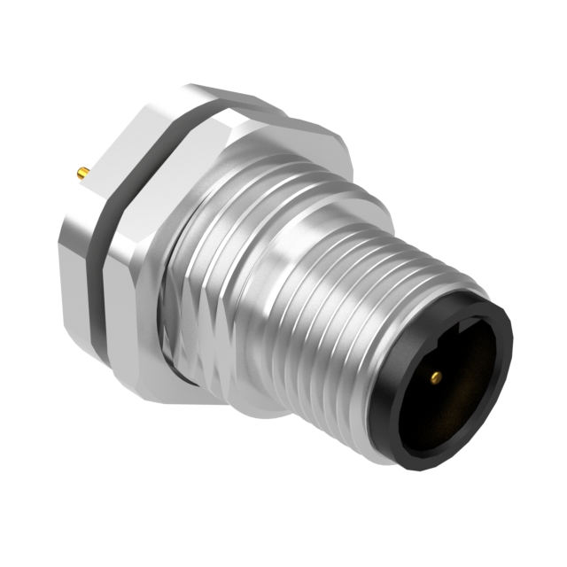 M12 D-CODE 4POS PLUG PANEL MOUNT 54-00373 Tensility International Corp製 ...