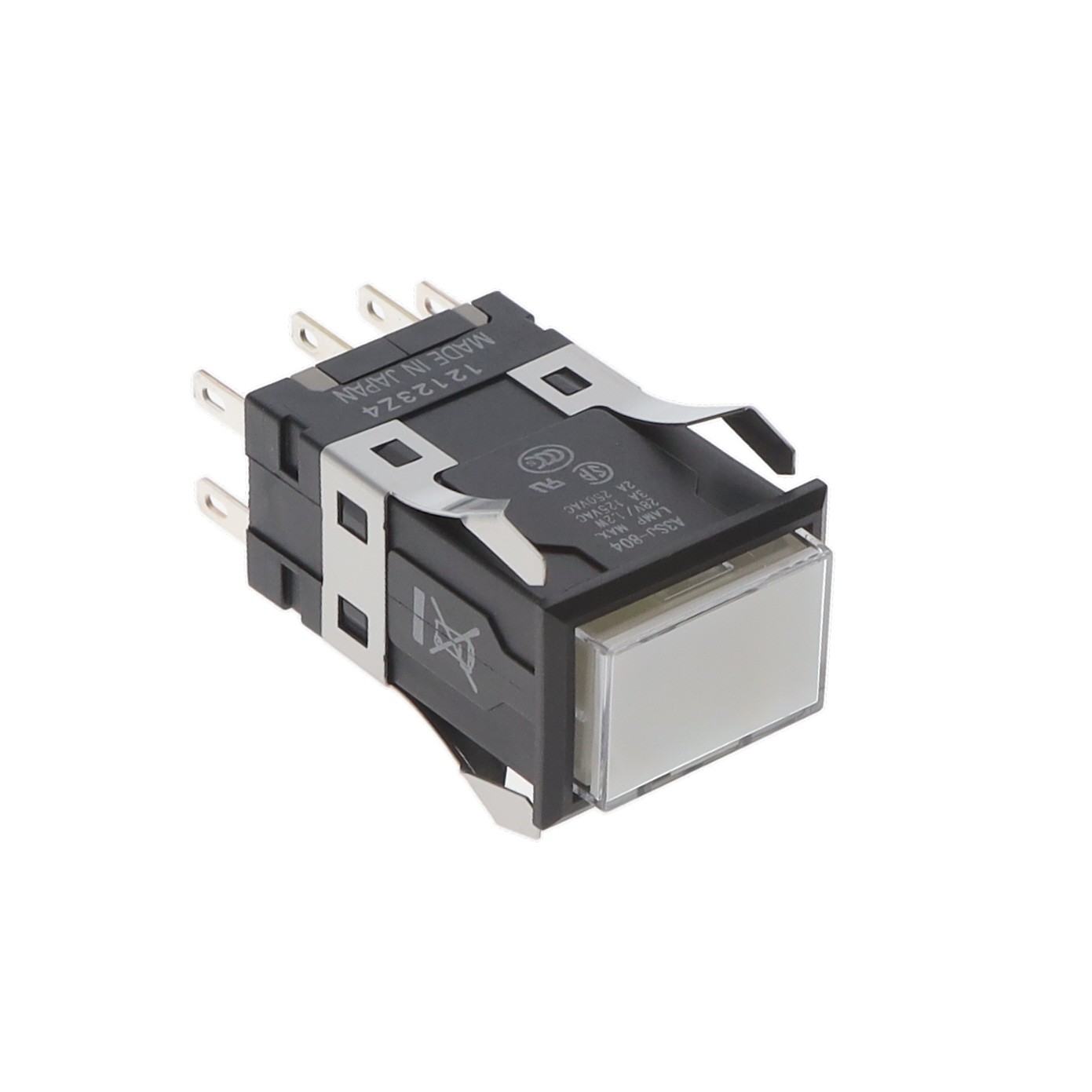 SWITCH PUSHBUTTON DPDT 3A 125V A3SJ-90D1-24SPW OMRON製｜電子部品・半導体通販のマルツ