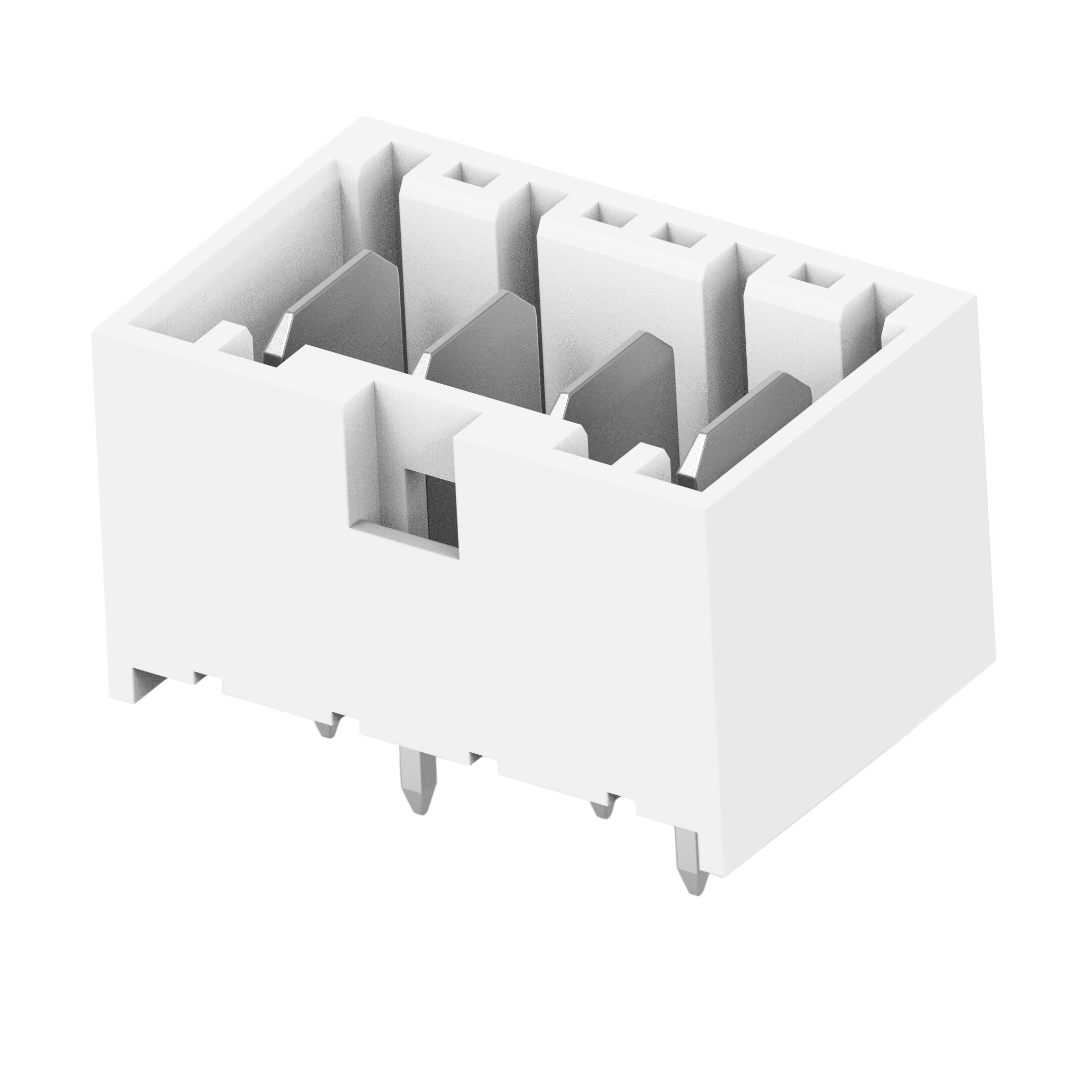 4P, RAST 5 HEADER, DIN, SHROUDED 1-1969740-4 AMP Connectors / TE ...