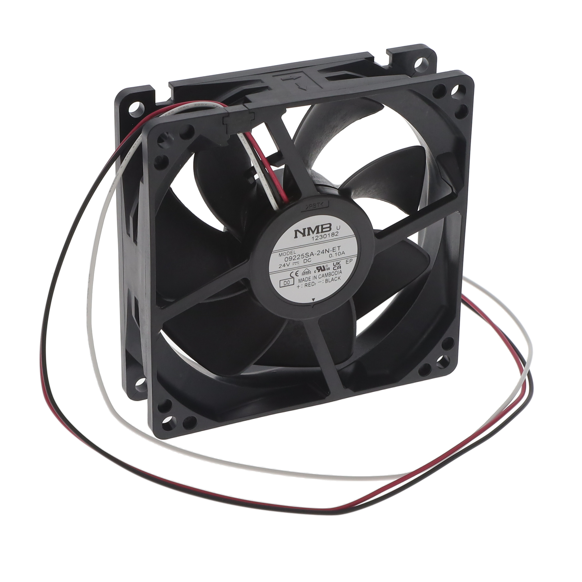 FAN AXIAL 92X25MM 24VDC WIRE 09225SA-24N-ET-D0 MinebeaMitsumi製｜電子部品・半導体 ...