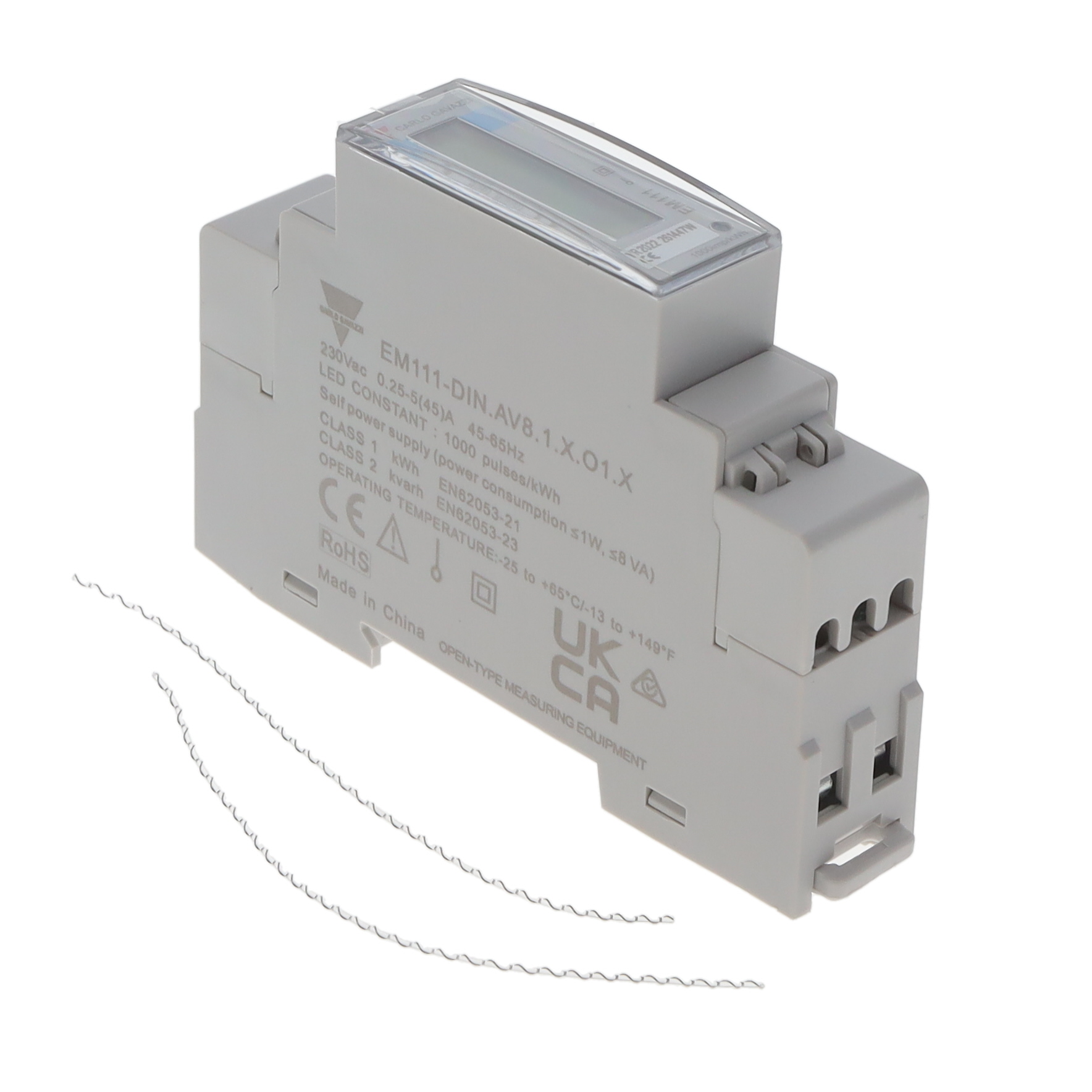 ENERGY METER 1-PH 230V PULSE EM111DINAV81XO1X Carlo Gavazzi製｜電子部品・半導体通販のマルツ