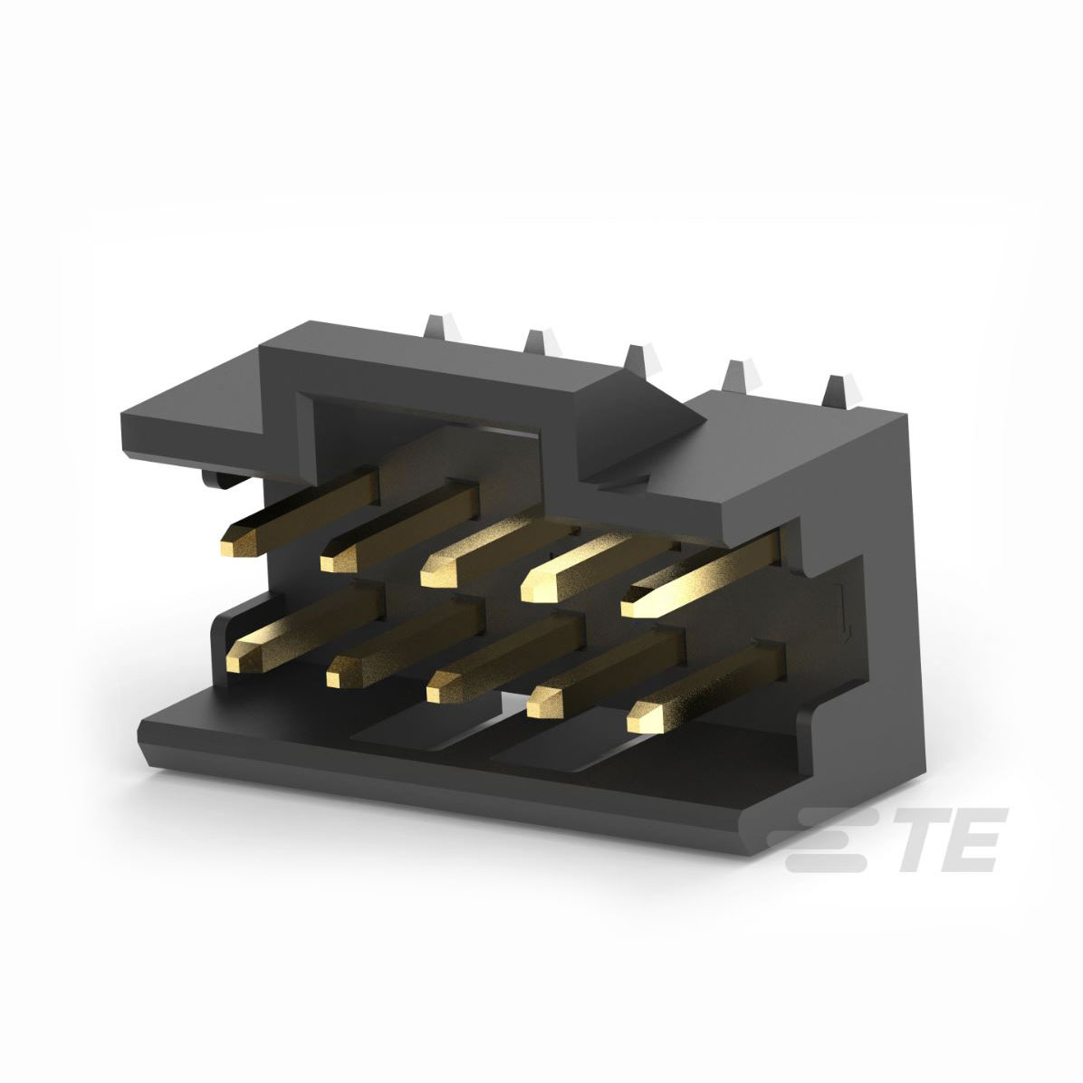 10P,2MM,PL HDR,DRVT,SMD,0.38AU,T 1-2823240-0 AMP Connectors / TE ...