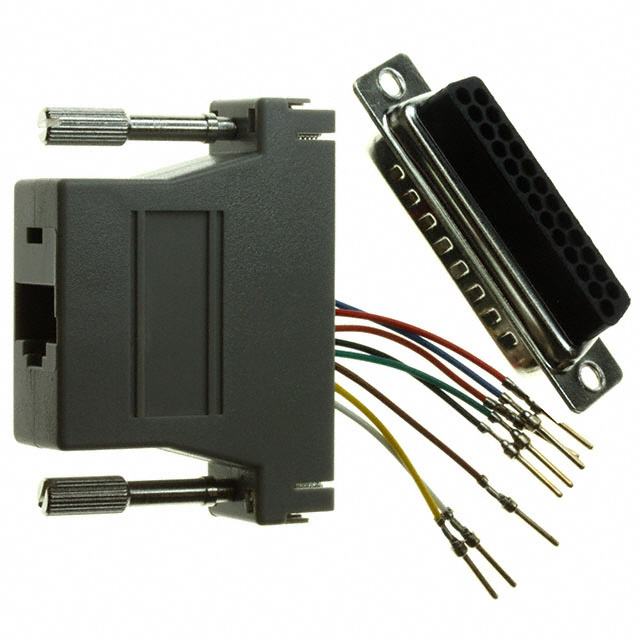 ADAPT DB25M TO RJ45 JACK GRAY RJADK25P7080831 Norcomp Inc.製｜電子部品・半導体通販のマルツ