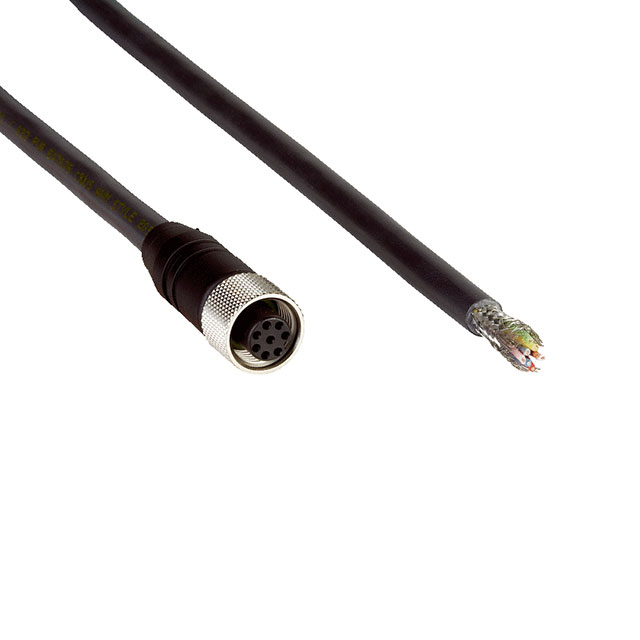 CBL CIRC 8POS FEM TO WIRE 32.8' DOL-1208-G10MAC1 -製｜電子部品・半導体通販のマルツ