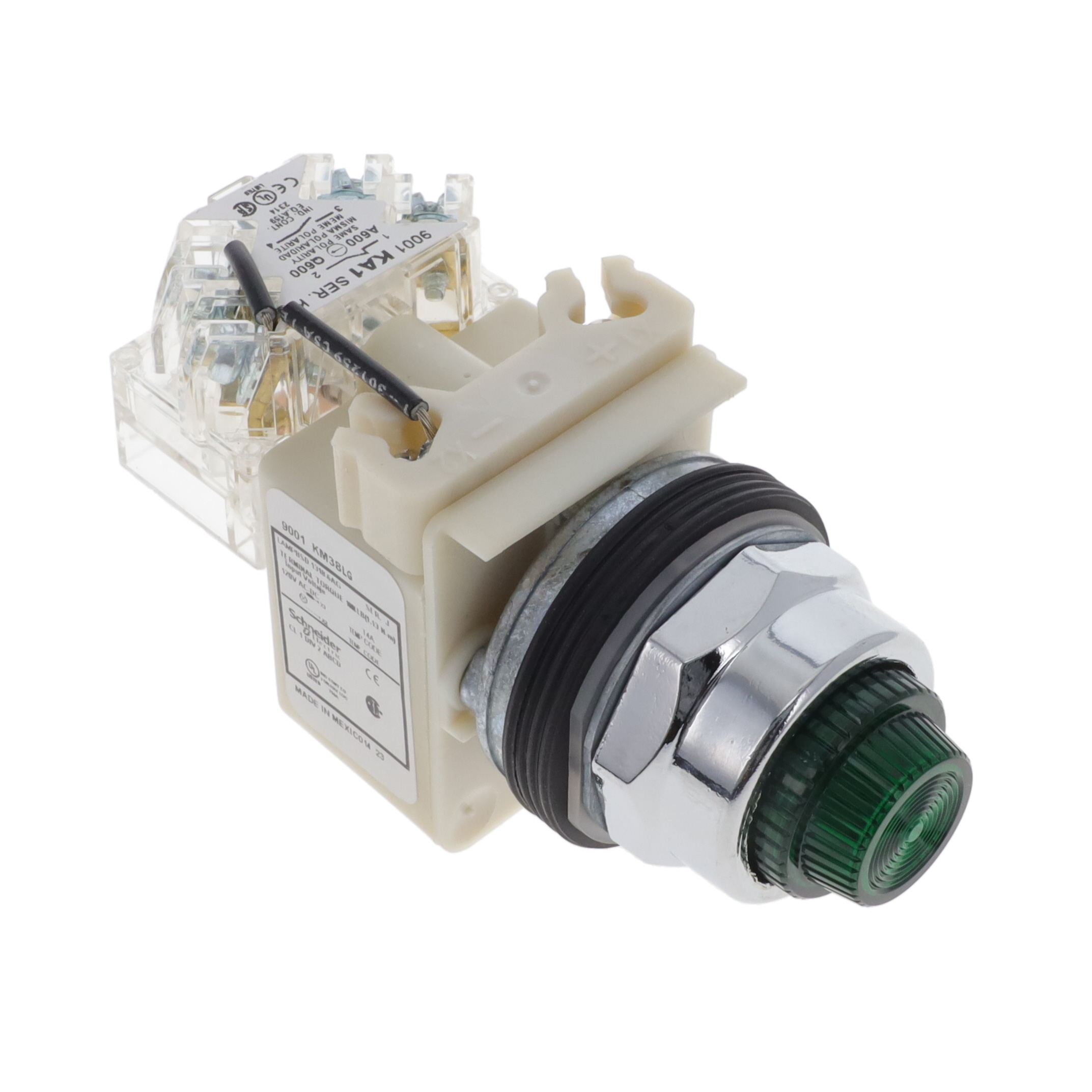 PILOT LIGHT 120VAC 30MM TYPE K + 9001KT38LGG31 SCHNEIDER ELECTRIC製｜電子部品 ...