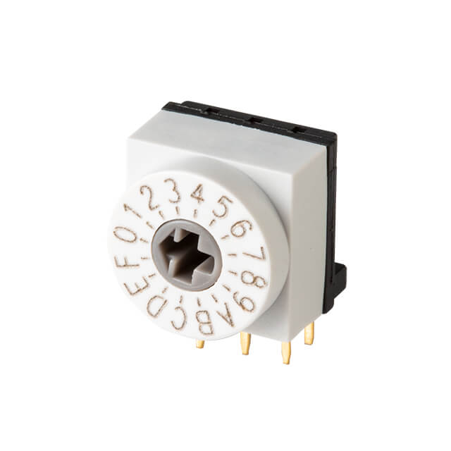 SWITCH ROTARY DIP HEX 0.15A 42V RDS3-16S-1012-RA-508-D Same Sky製｜電子部品 ...