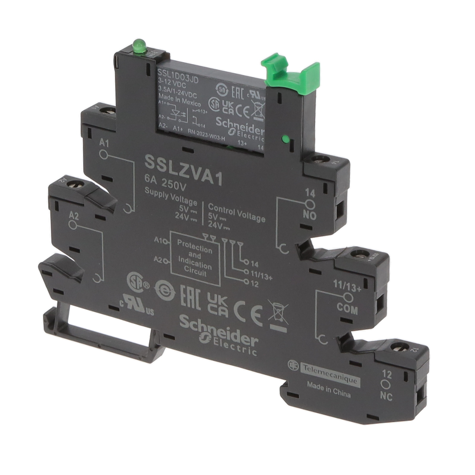 SSR RELAY SPST-NO 3.5A 1-24V SSL1D03JDPV SCHNEIDER ELECTRIC製｜電子部品・半導体通販のマルツ
