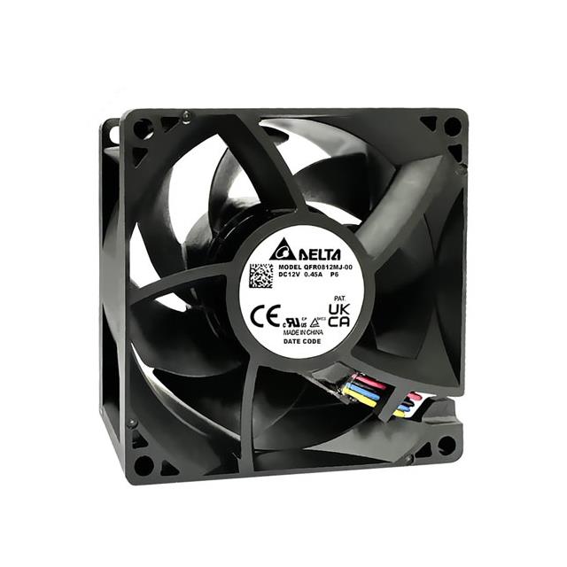 AXIAL 80X80X38MM 12V PWM IP68 QFR0812MJ-00P6 Delta Electronics製｜電子部品 ...