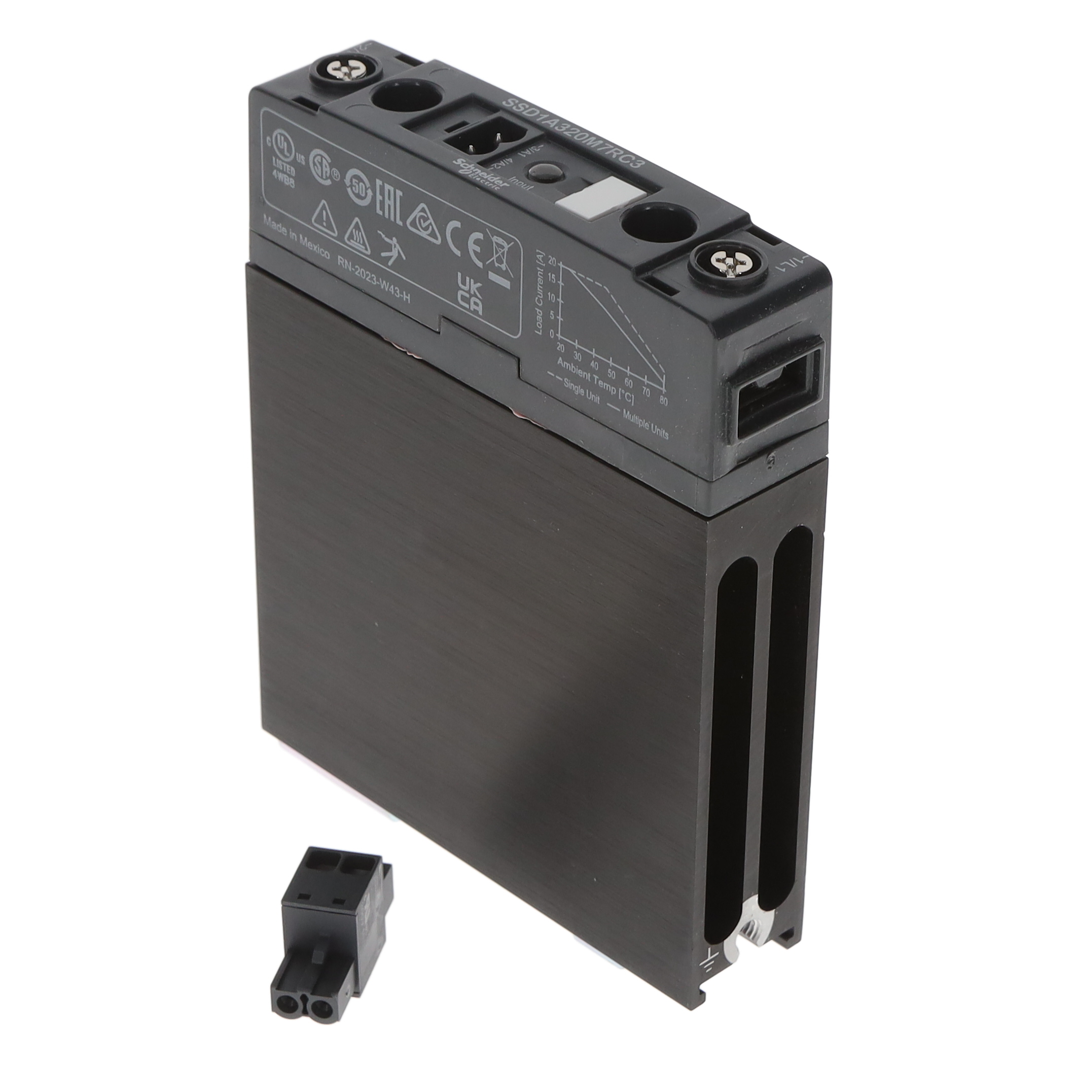 SSR RELAY SPST-NO 20A 48-600V SSD1A320M7RC3 SCHNEIDER ELECTRIC製｜電子部品 ...