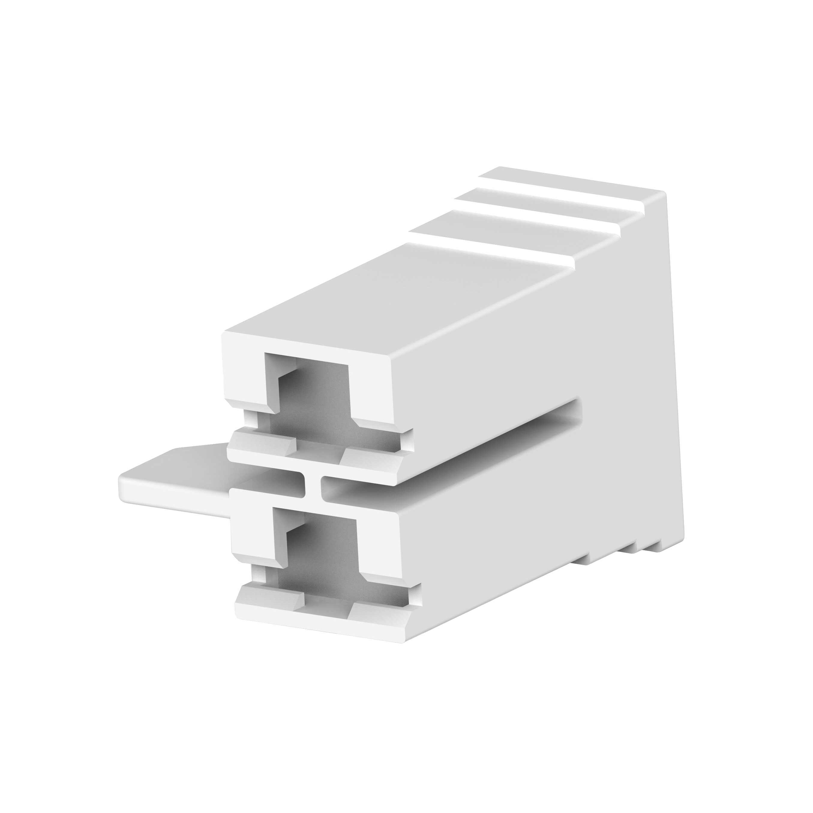 FASTON 250 REC HSG 2 CIR NAT 1-521771-1 AMP Connectors / TE ...